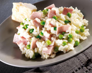 Risotto de jamón y guisantes - Venezuela Tuya